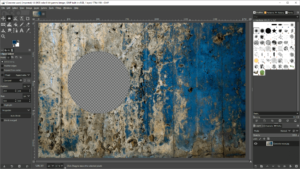How to Fill an Area with Transparency in GIMP (3 Steps)
