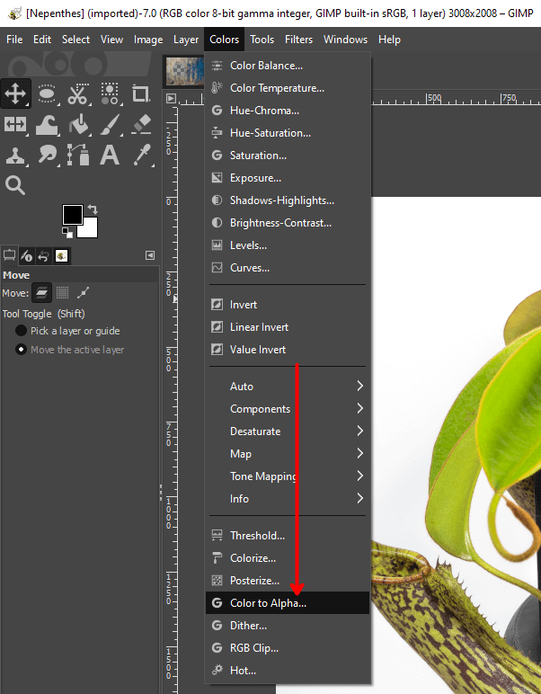 How To Fill An Area With Transparency In GIMP 3 Steps 