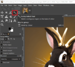 Where is the Magic Wand Tool in GIMP?