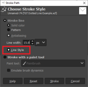 3 Ways to Make a Dotted Line in GIMP (With Steps)