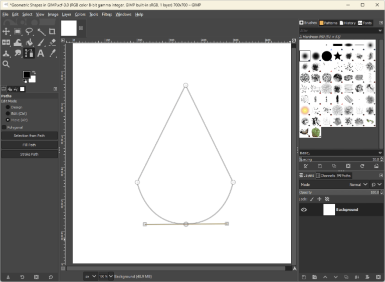 3 Ways to Make Geometric Shapes in GIMP (With Steps)
