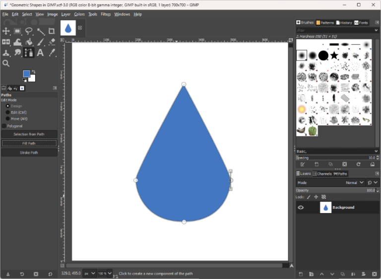 3 Ways to Make Geometric Shapes in GIMP (With Steps)