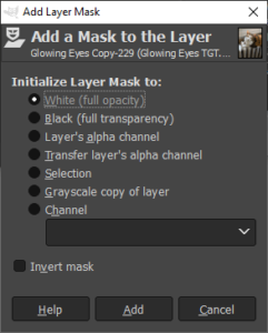 How to Make Glowing Eyes in GIMP (3 Steps + Example)