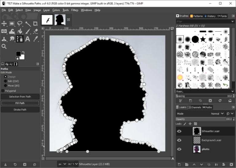How to Make a Silhouette in GIMP (4 Easy Steps)