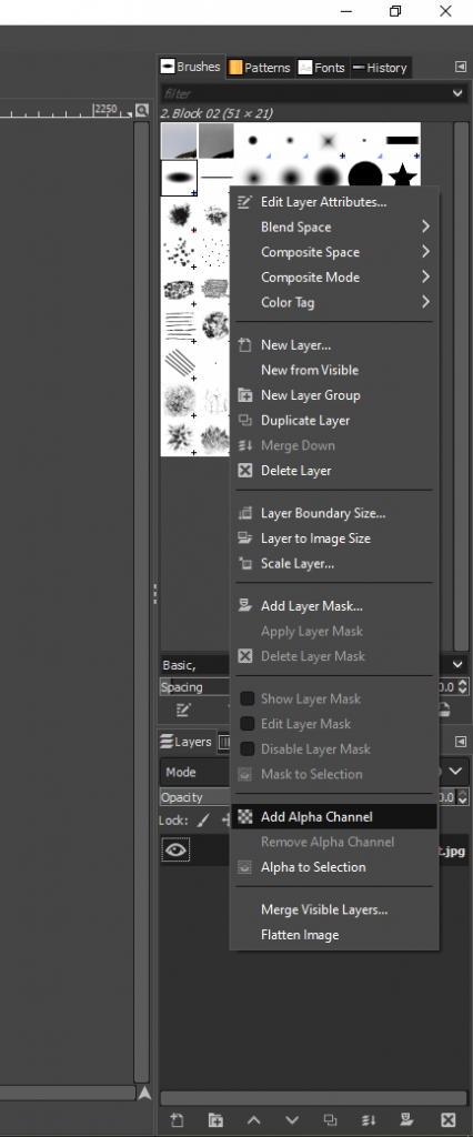 How To Add An Alpha Channel In GIMP 2 Quick Ways 