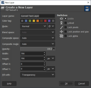 How to Curve Text in GIMP: 4-Step Guide (with Screenshots)