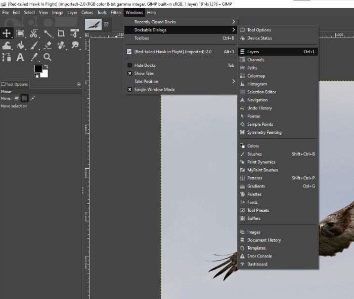 How To Move Layers In GIMP ChihaiCherry