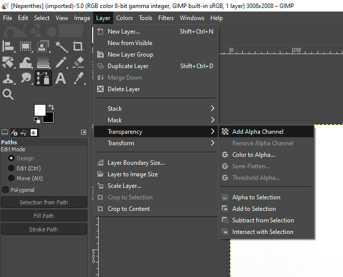 4 Steps To Remove Background Make It Transparent In GIMP