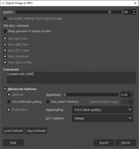 How to Save GIMP File as JPEG (3 Easy Steps)