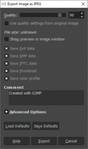 How to Save GIMP File as JPEG (3 Easy Steps)